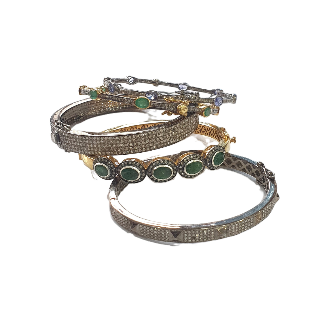 Pave Diamond Bracelet And Bangles – Gemco Jewelry New York Inc