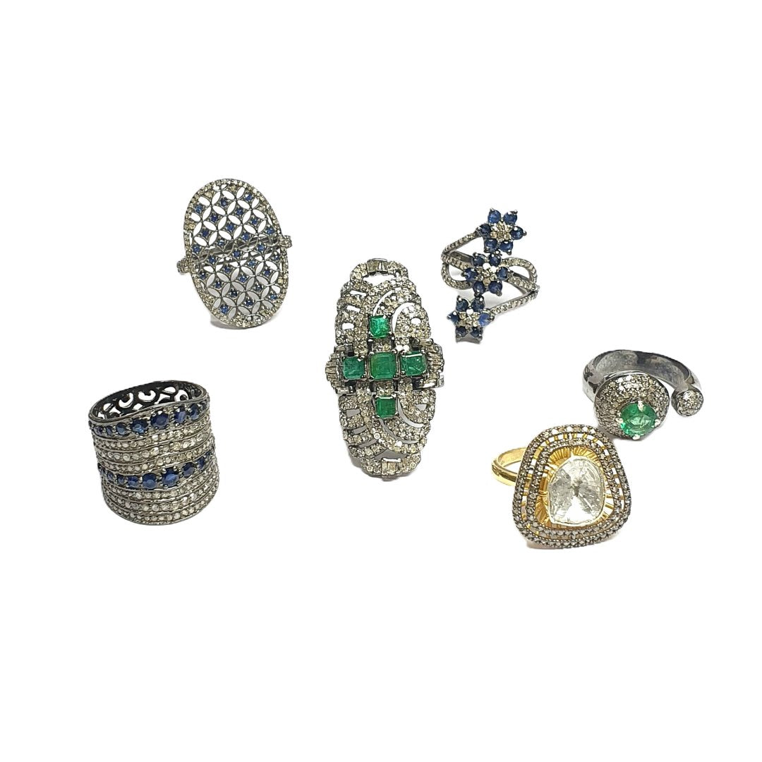 Pave Diamond Rings – Gemco Jewelry New York Inc